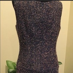 jonathan martin | Dresses | Jonathan Martin Studio Navy Blue Tweed ...